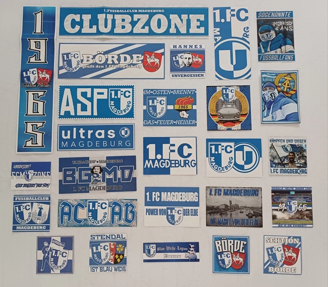 1.FC MAGDEBURG SZENEAUFKLEBER Ultras Block U Hooligans Ostdeutschland ...