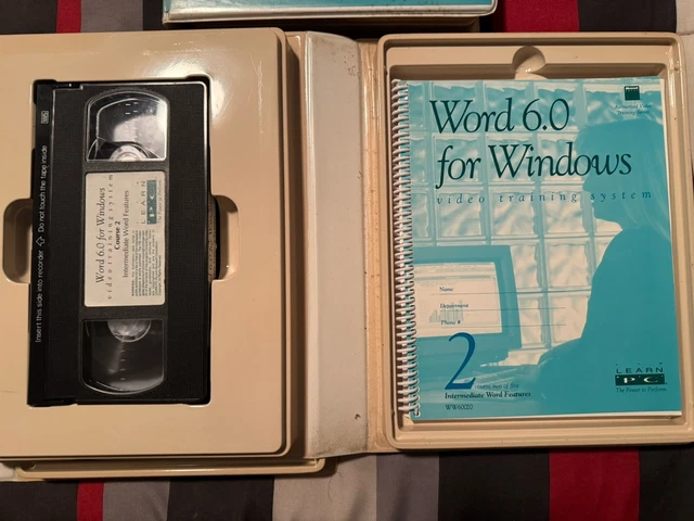 MICROSOFT WINDOWS 3.1, Word 6.0, & PowerPoint 4.0 Video Training System ...
