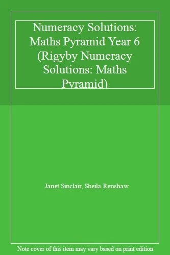 NUMERACY SOLUTIONS: MATHS Pyramid: Maths Pyramid Year 6 (Rigyby EUR 8 ...