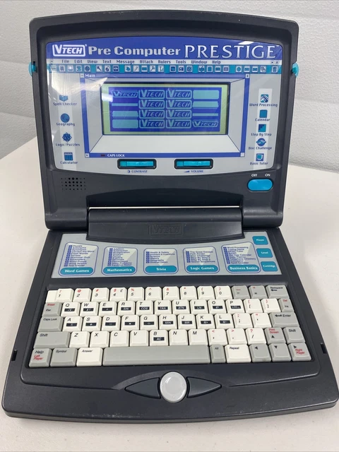 VTECH PRE COMPUTER Prestige Kids Learning Laptop Age Vintage ...