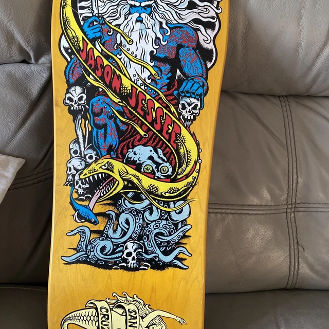 RARE SANTA CRUZ Jason Jessee Neptune Reissue Skateboard deck £203.50 ...