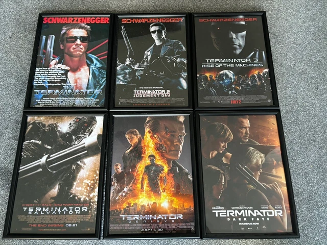 SET OF 6 Terminator Pictues Posters In Frames Terminator 2 £10.00 ...