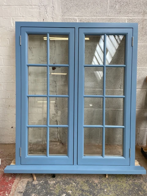TRADITIONAL WOODEN TIMBER Double Casement Window!! Georgian Style ...