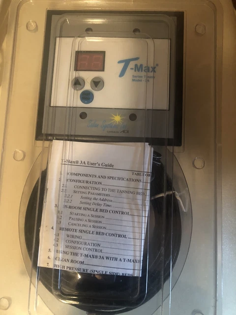 T-MAX TANNING BED Timer Model 3A Brand New In Original Pkg $125.00 ...