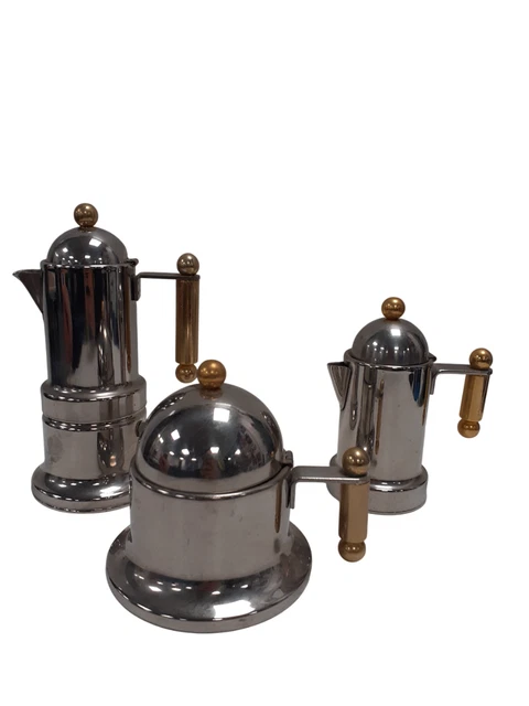 VEV VIGANO KONTESSA Inox Stovetop Espresso Coffee Makers Collectable ...