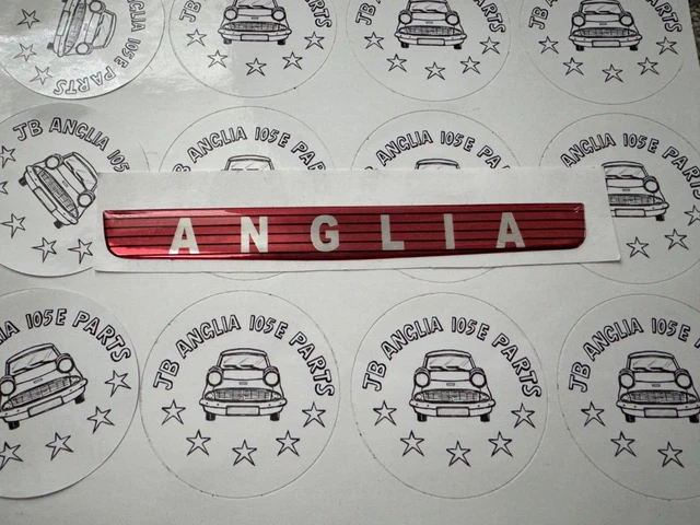FORD ANGLIA 105E / Estate - Front Anglia Badge (insert) ( self adhesive ...