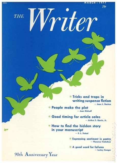 THE WRITER MAGAZINE Vol. 90 #3 VG 1977 Stock Image Low Grade £2.12 ...
