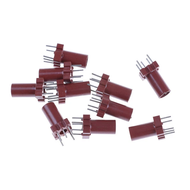10PCS INDUCTOR SHELL Skeleton Empty Ferrite Core No Inductor 25-100MHZ ...