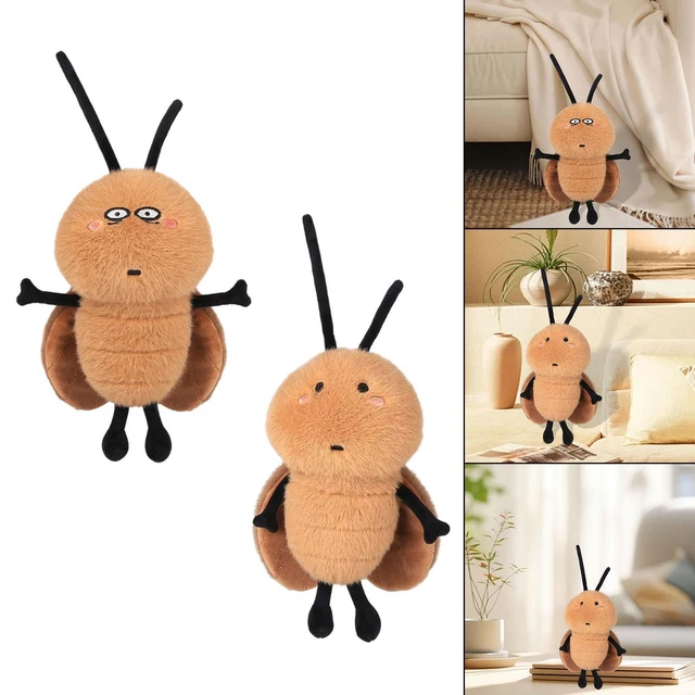 25-50CM CUTE COCKROACH Stuffed Animal, Cockroach Plush Toy for Adults ...