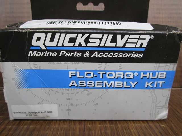 QUICKSILVER 835266Q 1 Flo Torq II Hub Assembly Kit for Evinrude 40-140 ...