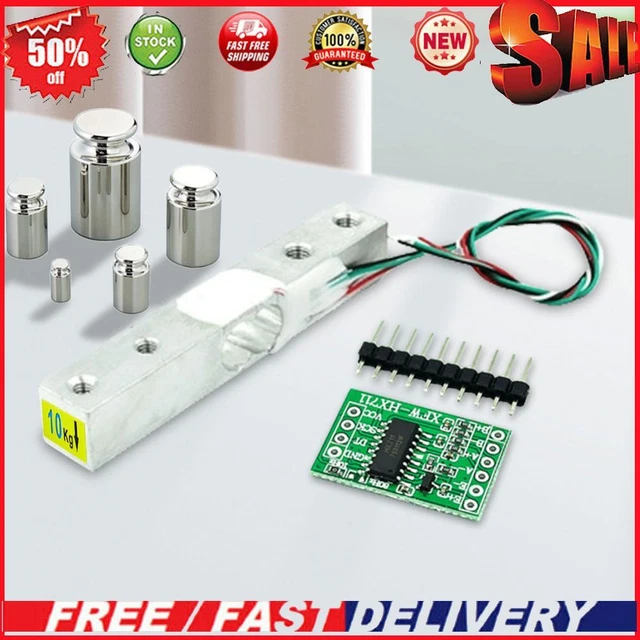 HX711 LOAD CELL Module 1KG 5KG 10KG 20KG AD Weight Module Electronic ...