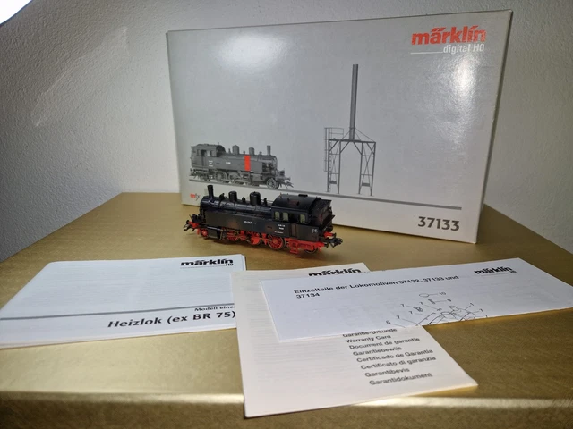 MÄRKLIN 37133 DAMPFLOK BR 75 067 Heizlok Aulendorf Heizkamin MFX-Digital OVP EUR 86,01 - PicClick DE