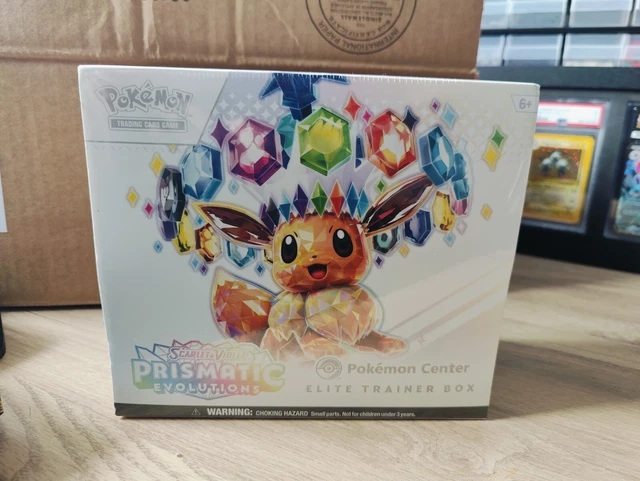 PRISMATIC EVOLUTIONS POKÉMON Center Elite Trainer Box (ETB) Sealed * IN ...
