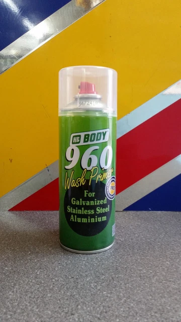 HB BODY 960 WASH ETCH Primer 400ml Aerosol, for bare metal, aluminium, steel £12.95 - PicClick UK