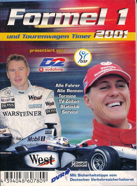 FORMEL 1 UND Tourenwagen Timer 2001 EUR 1,00 - PicClick DE