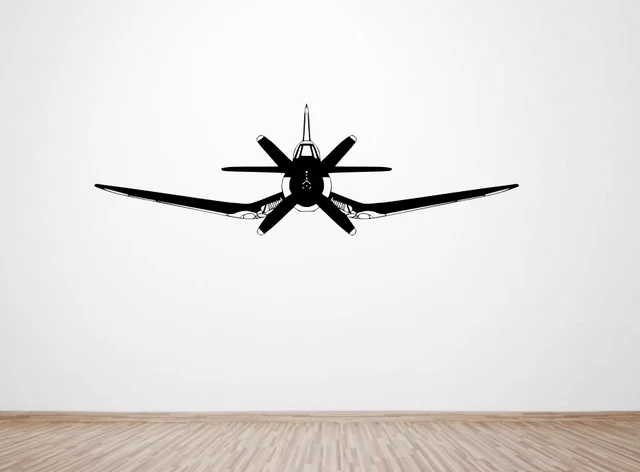 USAF WW2 VOUGHT F4U Corsair Fighter Bomber Plane wall art decal ...
