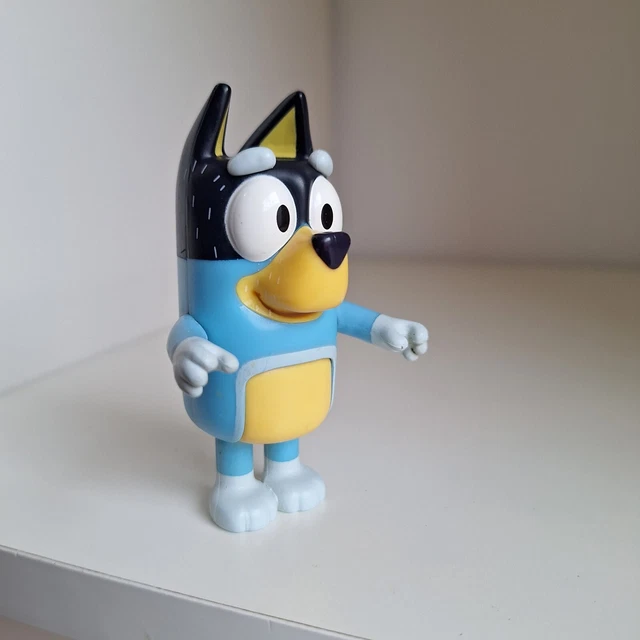 BLUEY AND FRIENDS Family Bandit Posable Figure 3" Dad Genuine Ludo Toy ...