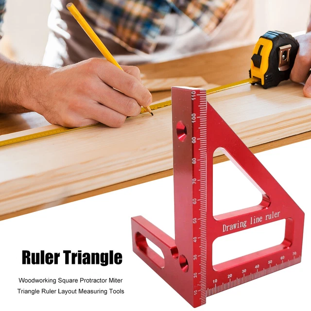 NEU ARVALOLET DREIECKSLINEAL, 45-Grad- / 90-Grad-Lineal zum Zeichnen von Linienl EUR 11,69 ...