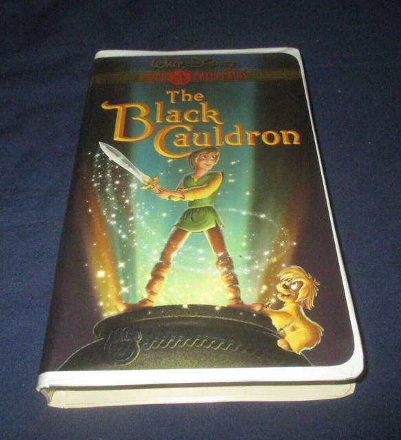 THE BLACK CAULDRON VHS Walt Disney Gold Collection Original Vintage w ...