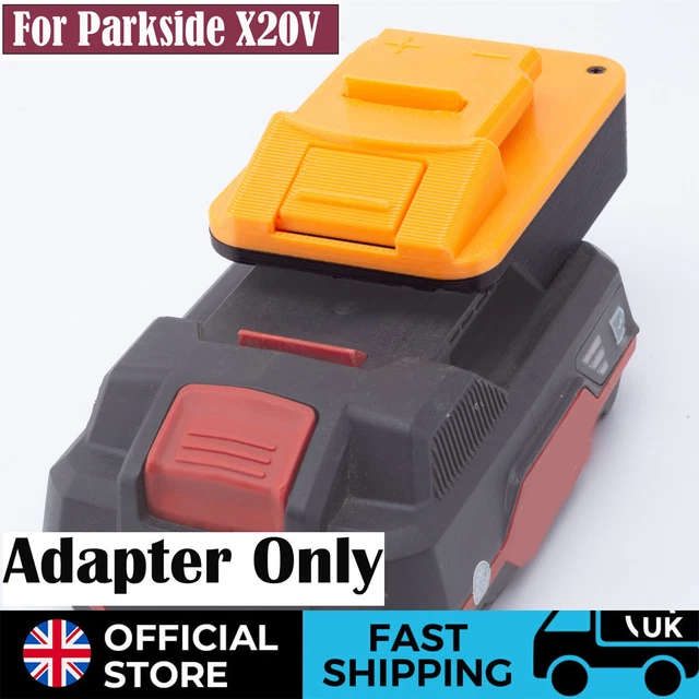 ADAPTER FOR PARKSIDE X20V Battery Adapter to For Worx 20V 4-PIN ...