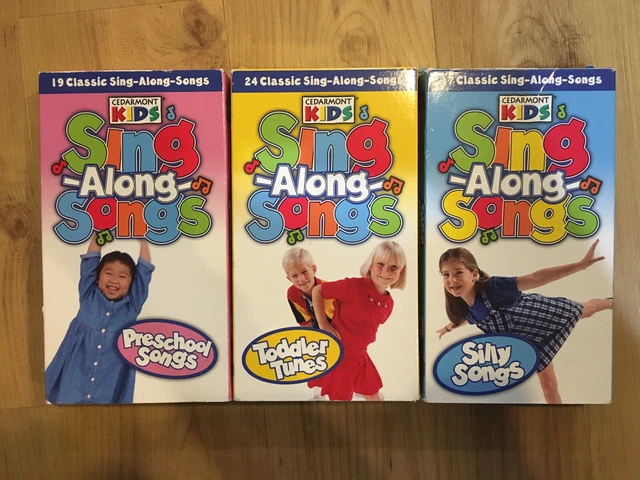 CEDARMONT KIDS SING Along Songs Preschool Songs VHS 19 Classics Music Videos EUR 8,00 - PicClick IT