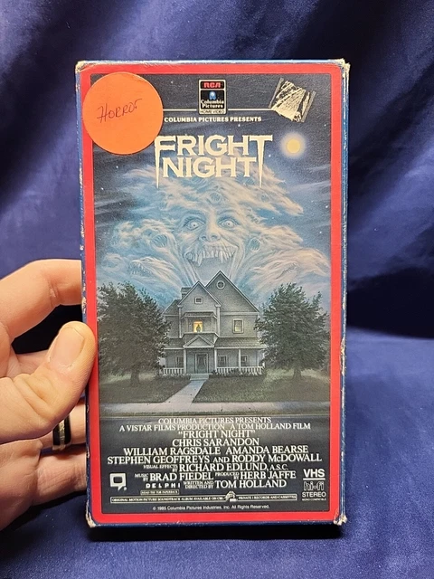 FRIGHT NIGHT (VHS Tape) Original 1986 Side Loader Load Vtg Horror £26. ...