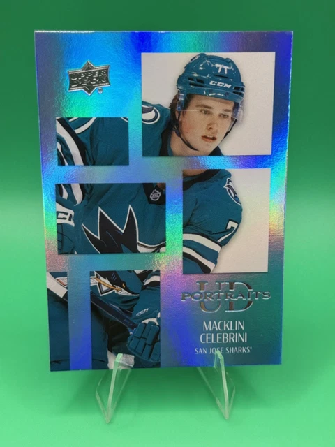 2024-25 UPPER DECK P-37 Macklin Celebrini UD Portraits Rookie (RC ...