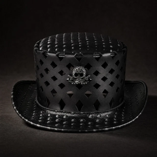 Skull And Crossbones Top Hat Classic For Halloween Costumes £2940