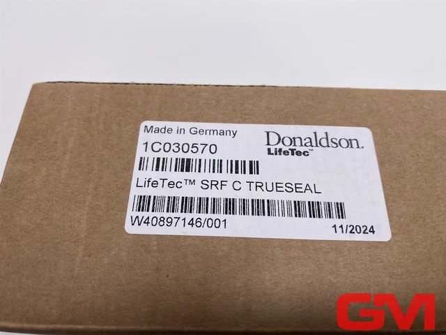 DONALDSON STERILE FILTER Element LifeTec SRF C TRUESEAL 1C030570 ...