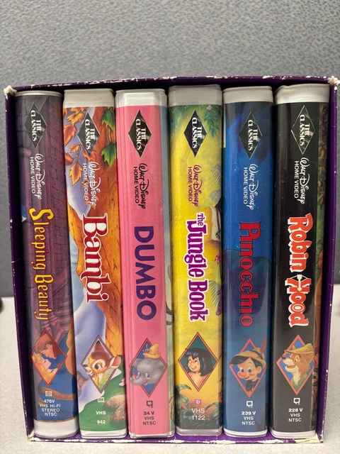 DISNEY VHS BLACK diamond collection £47.80 - PicClick UK