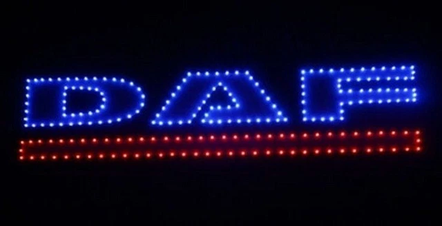 DAF LED LKW Truckerschild Leuchtschilder Rückwandschilder+DRAHTLOSE ...