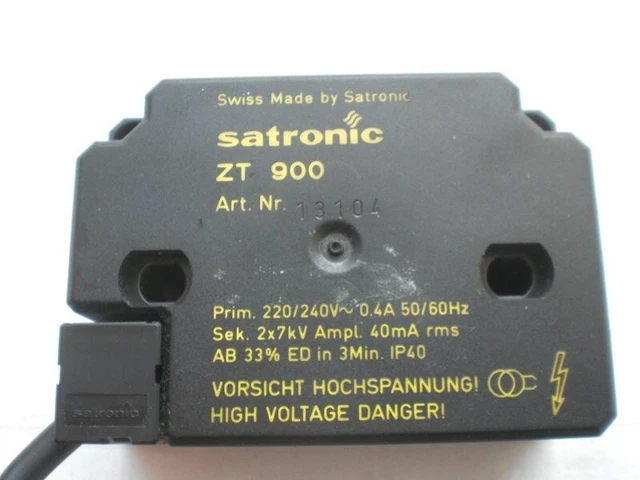 ZÜNDTRANSFORMATOR ZÜNDTRAFO SCHRAG Trafo Zünder IHS 2000 ...