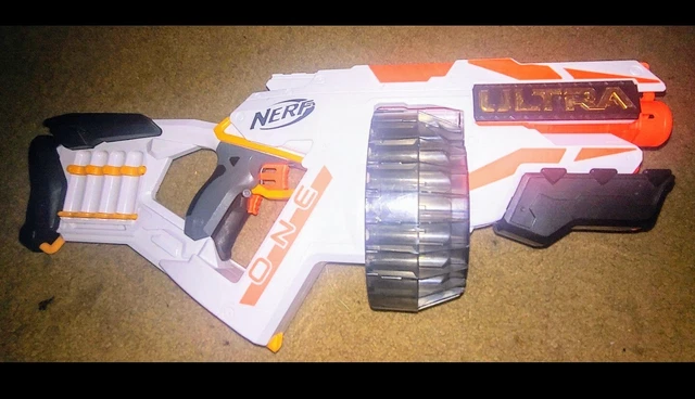 HASBRO NERF ULTRA ONE Motorized Blaster High Capacity Toy Gun Drum ...