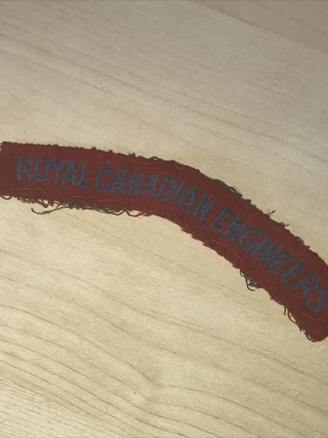 JB54- ORIGINAL ROYAL Canadian Engineers shoulder Title patch £6.99 - PicClick UK