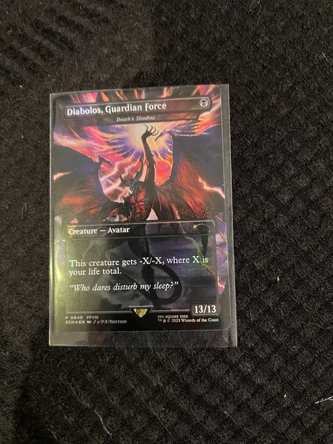MAGIC FINAL FANTASY Mtg Carte Diabolos Guardian Force Death’s Shadow ...