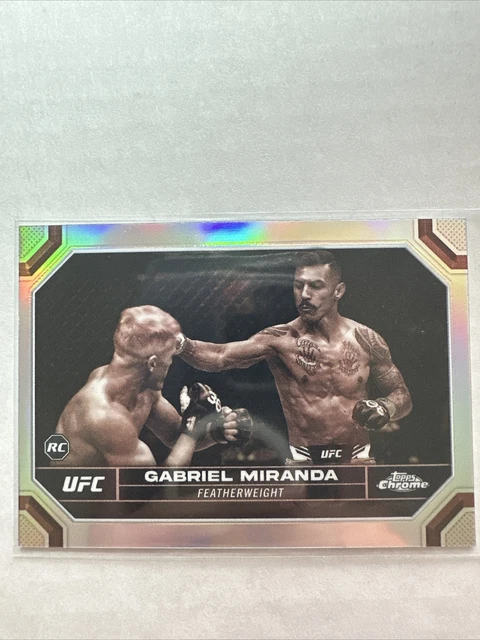 RÉFRACTEUR GABRIEL MIRANDA 2024 Topps Chrome Ufc Rookie Rc Sepia EUR 1 ...