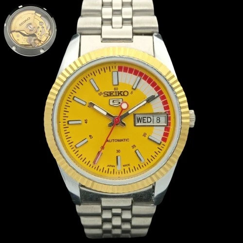 VINTAGE SEIKO TRANSPARENT BACK JAPAN MENS AUTOMATIC WATCH 575b-a305027 ...