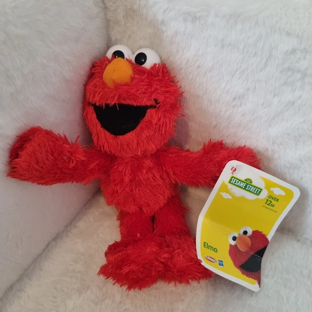 SESAME STREET ELMO 8" 20cm Micro Pal Super Soft Plush Hasbro Playskool ...