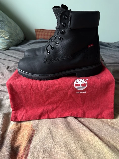 TIMBERLAND SUPREME X 6 Inch Premium Boot 'Black Snake'skin’ size 10 Uk ...