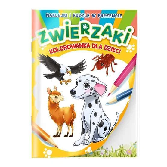 DUŻY MAŁY KOLOROWANKA Zwierzaki bystrzaki {Duzy maly} EUR 4,67 ...