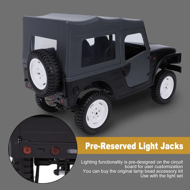 1:10 SCALE RC Crawler 4WD All-Terrain Off-Road Vehicle Electric Remote ...