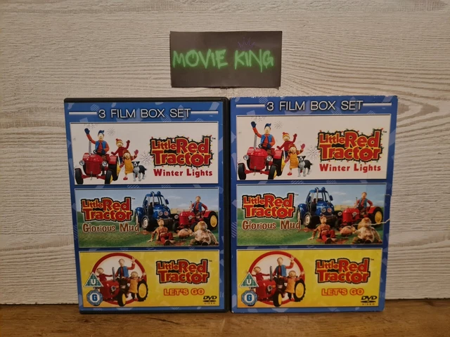 LITTLE RED TRACTOR: Winter Lights/Let's Go/Glorious Mud (DVD, 2009 ...