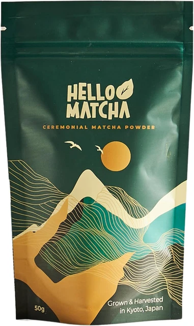 PREMIUM JAPANESE MATCHA 50G Authentic Green Tea Powder for Ceremonies ...