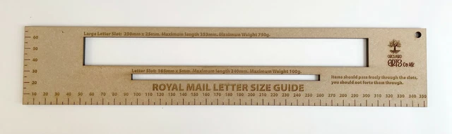 ROYAL MAIL LETTER Size Guide Postage Price Template £3.85 - PicClick UK