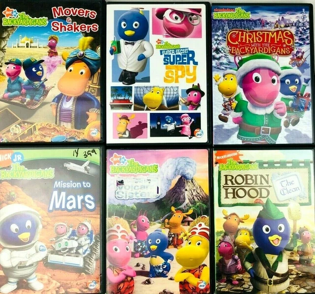 THE BACKYARDIGANS DVD Lot Spy Mars Volcano Robinhood Nickelodeon Nick ...