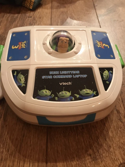 DISNEY PIXAR VTECH Toy Story 3 Buzz Lightyear Star Command Laptop ...