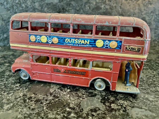 CORGI AEC ROUTEMASTER Outspan Double Decker London Bus Vintage 1960’s ...