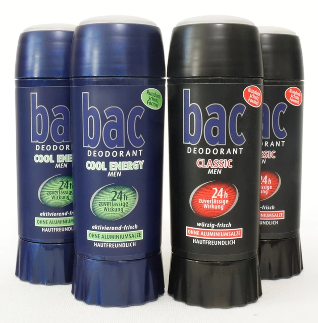 BAC DEO STICK Classic Men / Cool Energy Men 8,99 €* (112,38 €/L) 2 ...