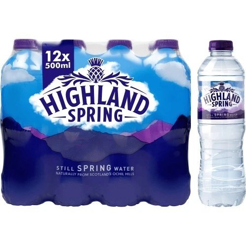 HIGHLAND SPRING STILL Mineral Water,12x500ml | UK Free And Fast ...