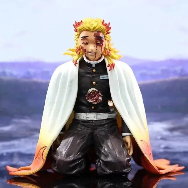 ANIME DEMON SLAYER Kimetsu no Yaiba Rengoku Kyoujurou PVC Figure 17cm ...